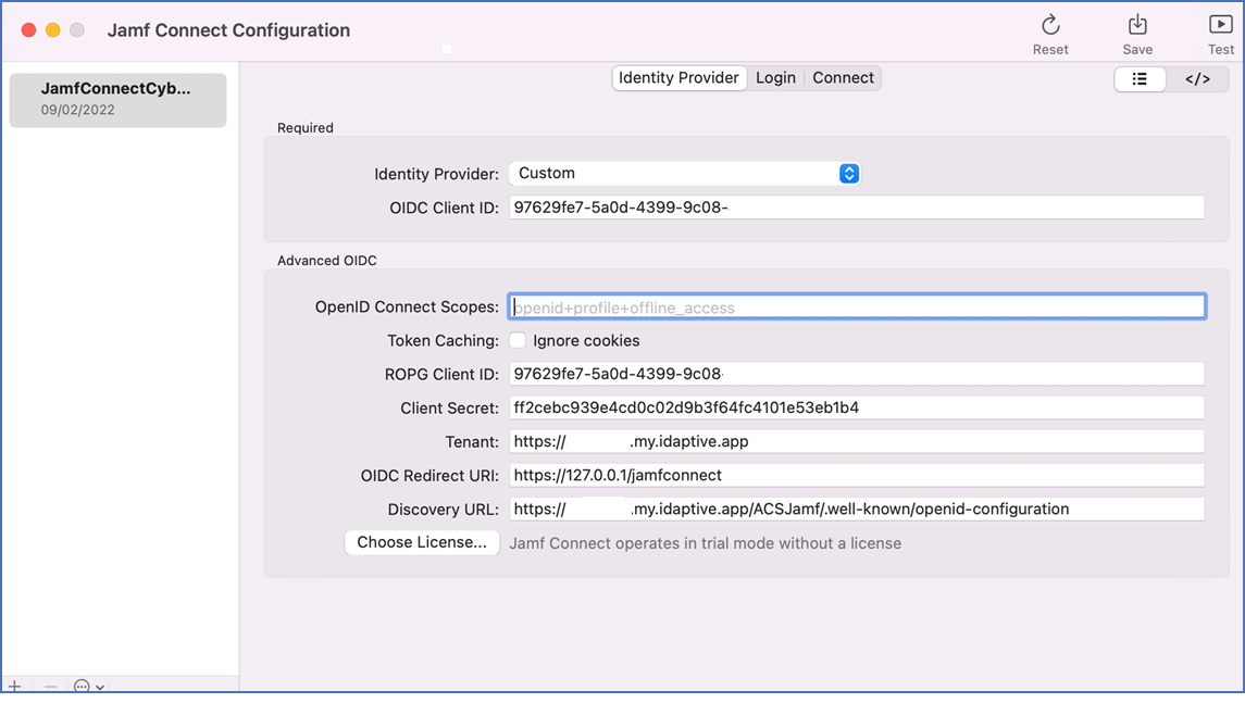 CyberArk Identity: Jamf Connect integration with Cyberark Identity