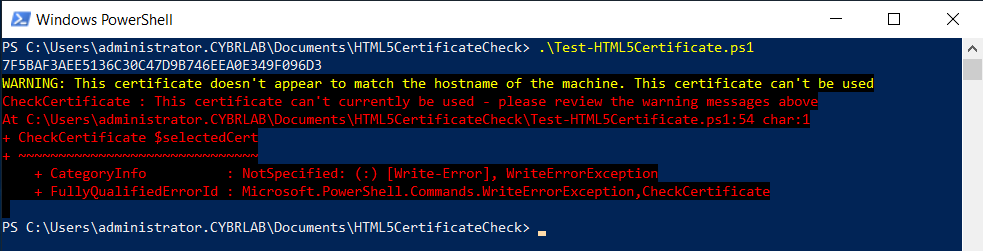 Privilege Cloud - Remote Access RDS Certificate Troubleshooting
