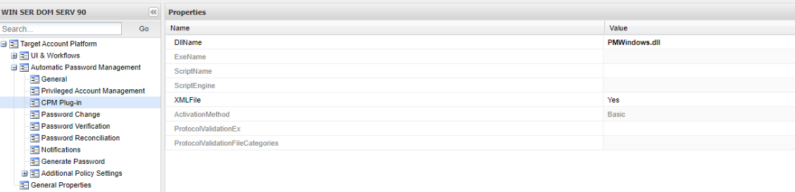 CACPM719E only one password change component must be specified