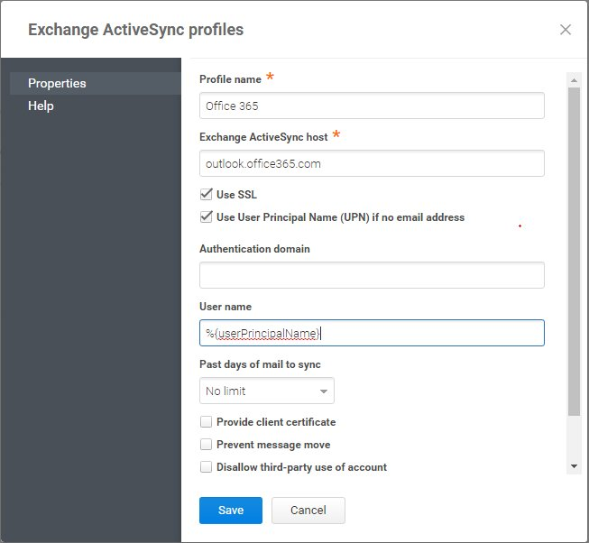 CyberArk Identity: How to configure Office 365 for mobile devices using Group Policy