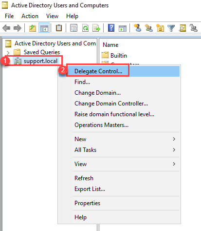 How to Set Bind User Permissions to Have Read-only Access Over Active Directory Domain / OUs