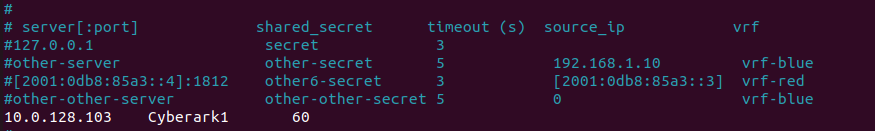 CyberArk Identity: How to configure CyberArk MFA for Linux RADIUS client
