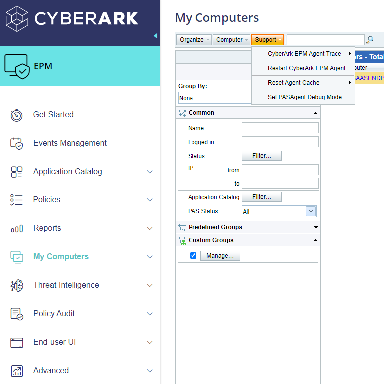 How to enable EPM PAS Agent Debug Mode