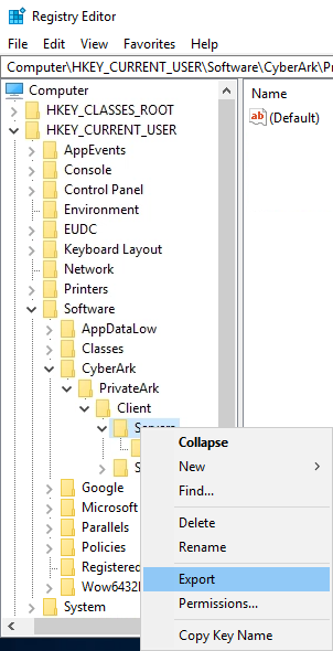 Privateark Client - How Can Defined Vault Connections Be Exported?
