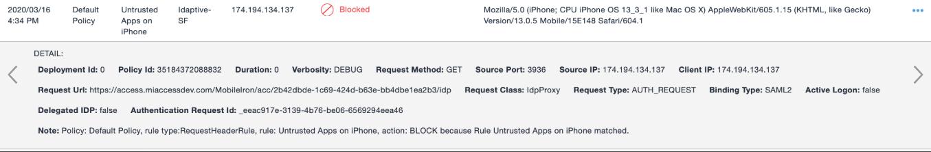 Configuring MobileIron Access as delegated Identity Provider for CyberArk Identity