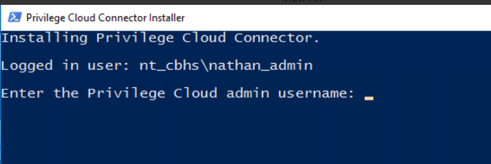 Privilege Cloud Connector Installer Pop Up Upon Login