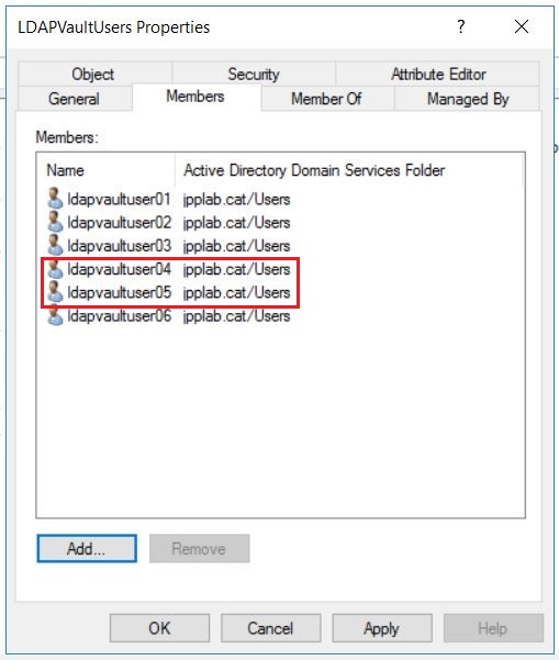 Vault Some Ldap Accounts Belonging To An Ldap Integration Mapping Do Not Appear In The