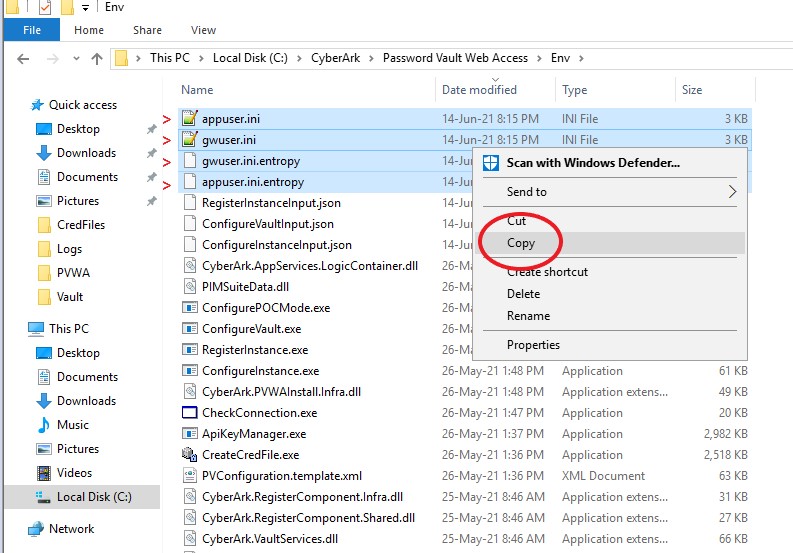 PVWA – How can I create or update the credential files (credfile) for ...