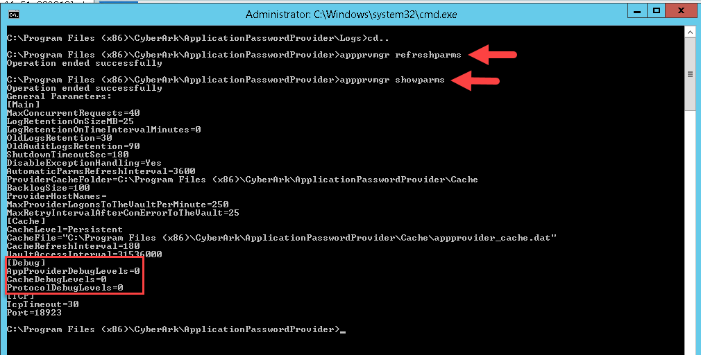Please find the steps how to enable Debug without restarting the CP Service