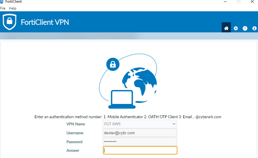 Identity Enabling Otp In A Fortigate Multi Mfa Ipsec Vpn Config Can