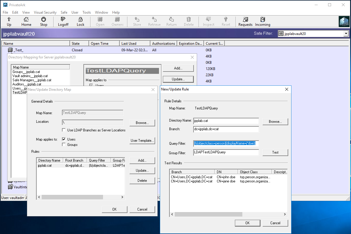 Vault - How to retrieve LDAP users with matching patterns in their ...