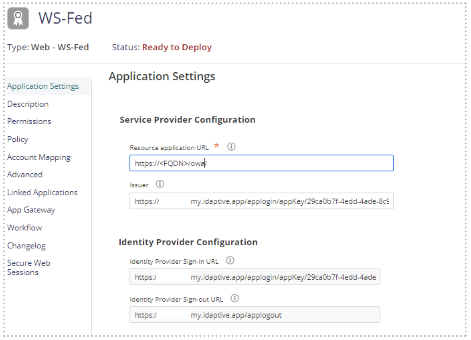 Configuring CyberArk Identity SSO provider to OWA