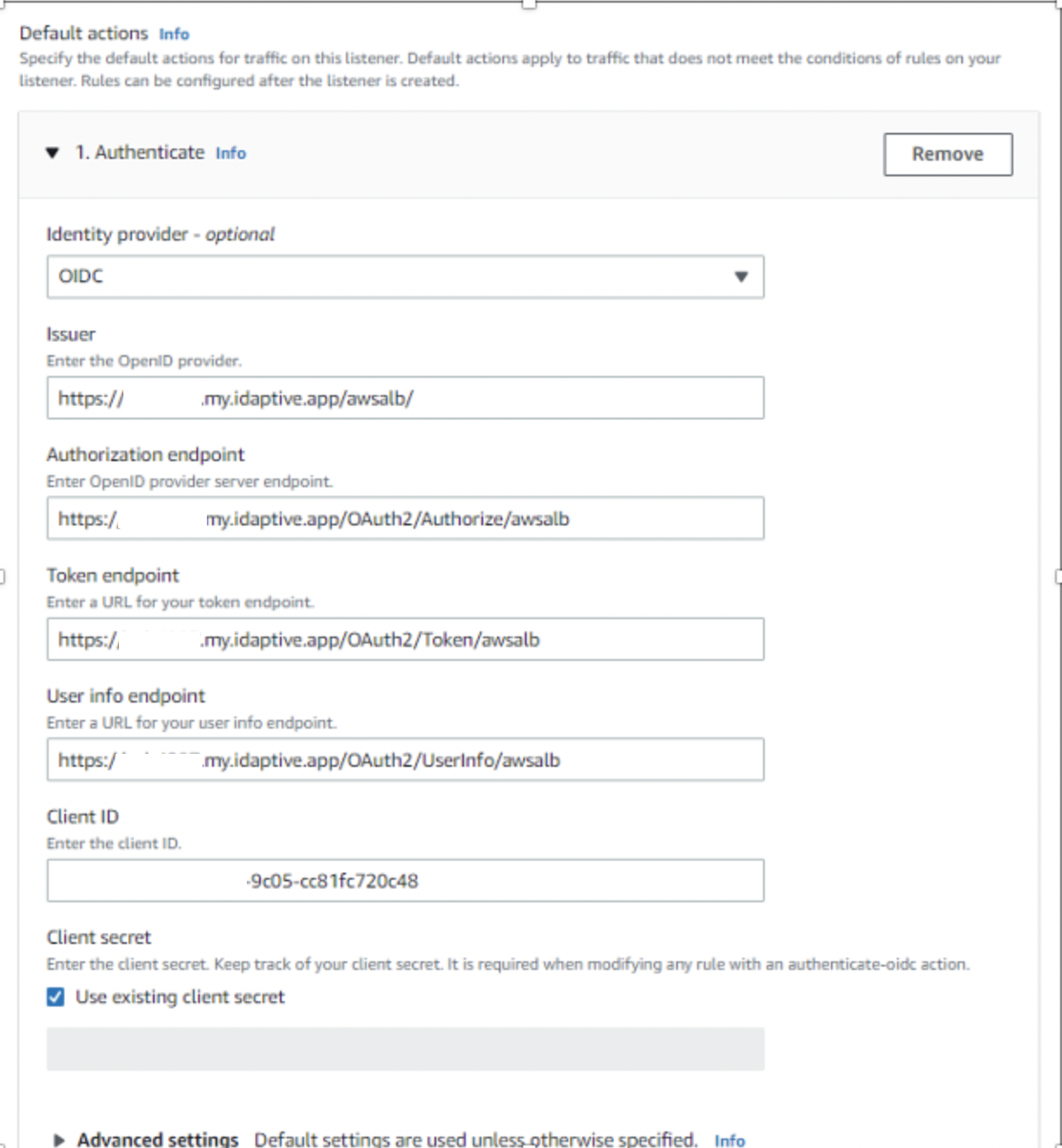 Configuring CyberArk Identity OIDC Authenication to AWS ALB