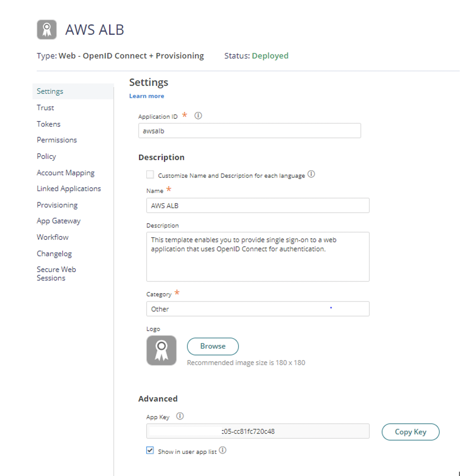 Configuring CyberArk Identity OIDC Authenication to AWS ALB