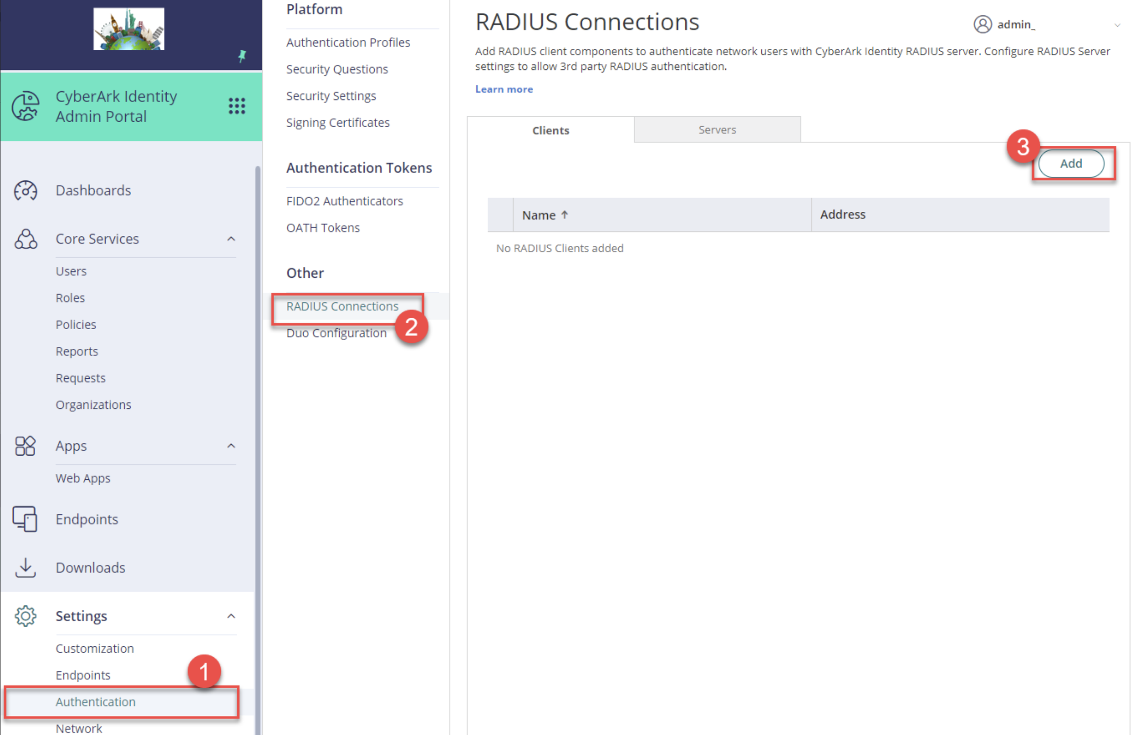 How to configure CyberArk MFA for CyberArk Vault via RADIUS