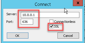 How do I test outgoing LDAP external directory connectivity to the vault?
