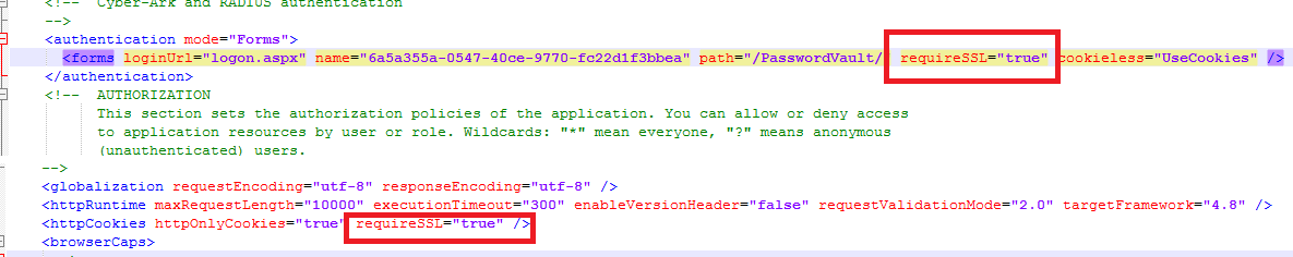 PVWA - Configuration page is unable to load