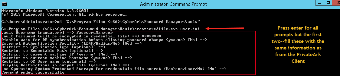 CPM – How can I create or update the credential files (credfile) for ...