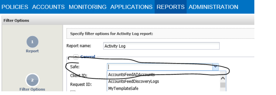 How to increase the display number of Safes drop down box under PVWA ...