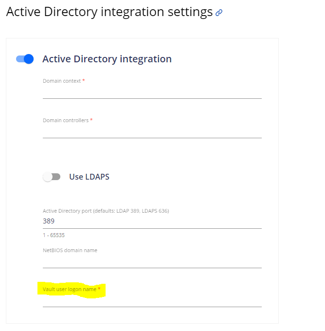 Cyberark Remote Access: Is vault user needed for binding during Active ...