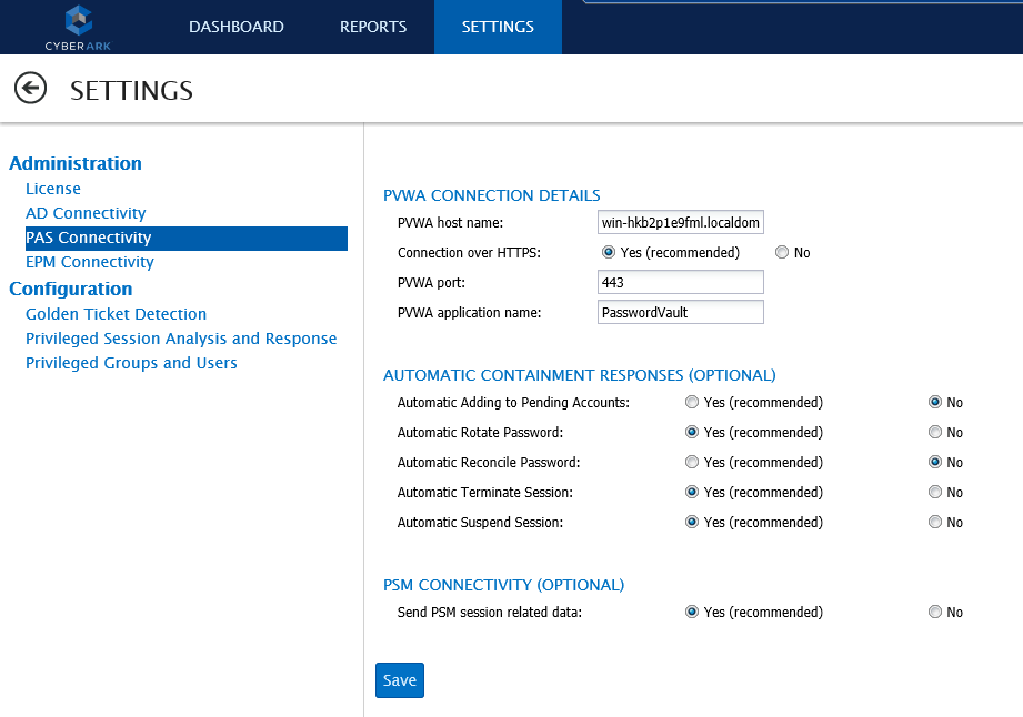 HOW-TO Change the PVWA URL in the PTA notification e-mail
