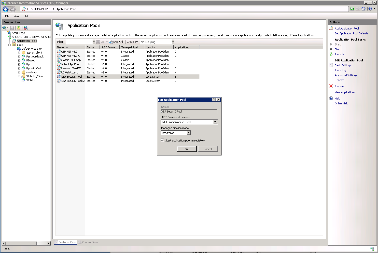 Pvwa Gets 403 Error After Enabling Rsa 0227