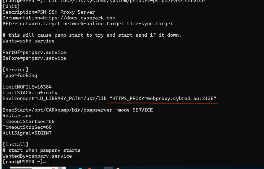 Proxy Configuration in Privilege Cloud