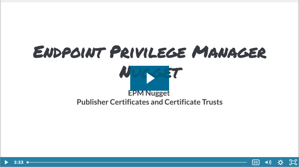 CyberArk EPM Tips + Tricks