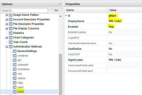 PVWA - How To Configure PKIPN (CAC / PIV) Authentication for v10.6 and ...