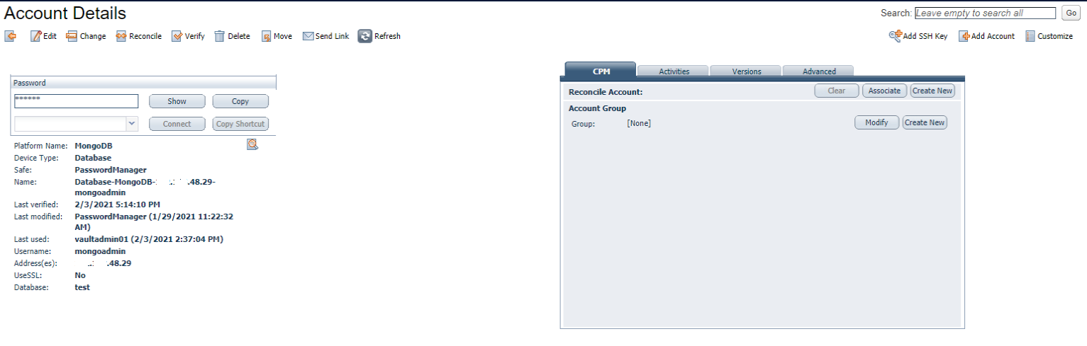 How to configure MongoDB database to work with MongoDB plugin