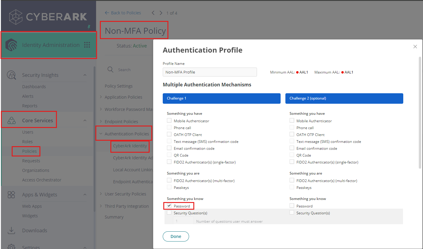 How to Manage Non-MFA Enabled CyberArk Identity Accounts
