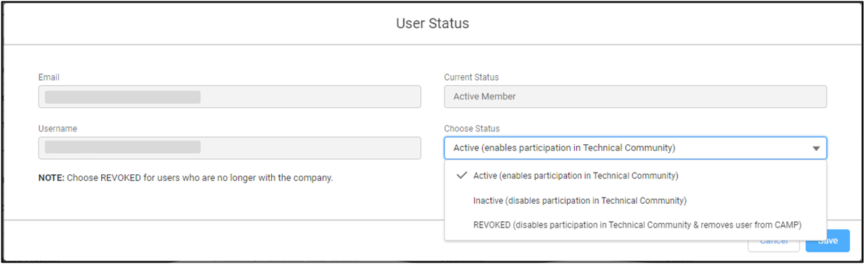 Community Access Management Portal (CAMP) Admin Guide