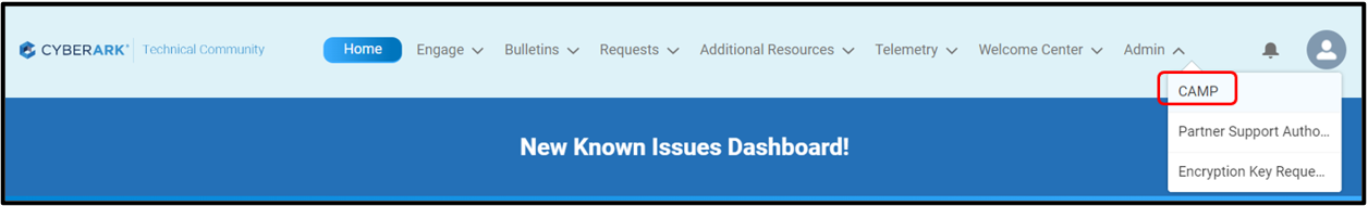 Community Access Management Portal (CAMP) Admin Guide