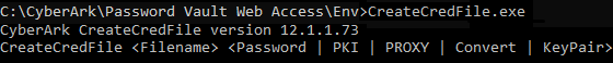 PVWA – How can I create or update the credential files (credfile) for ...
