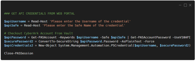 Pam Automation Securing Human Interactive Pam Administrator Powershell Scripts