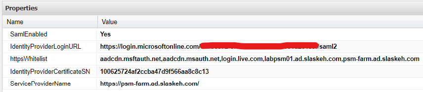 Setting up SAML Authentication PSM v14 with Azure