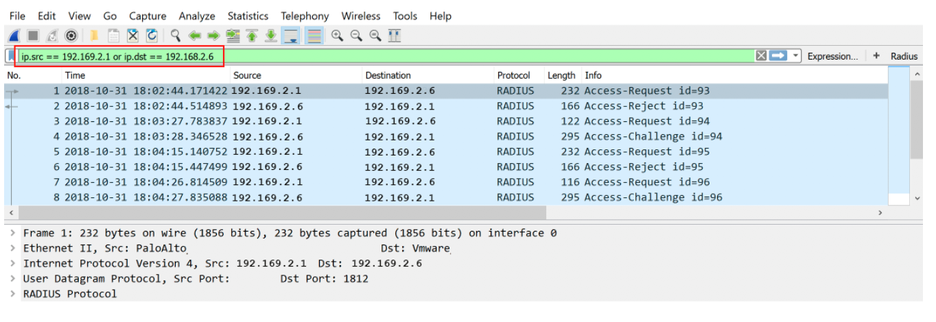 CyberArk Identity: How to capture a Wireshark Trace for Radius ...