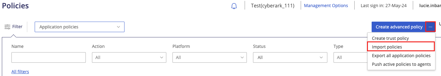 Download and Import MacOS QuickStart Policies into Your Tenant