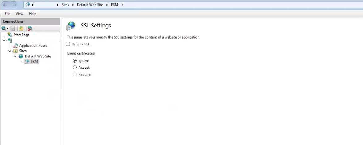 PSM Health Checker ERR_CONNECTION_RESET