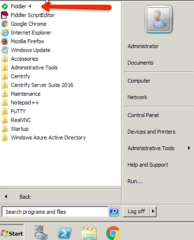 CyberArk Identity: How to trace and capture an issue using Fiddler
