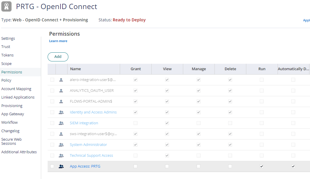 How to integrate CyberArk SSO into PRTG