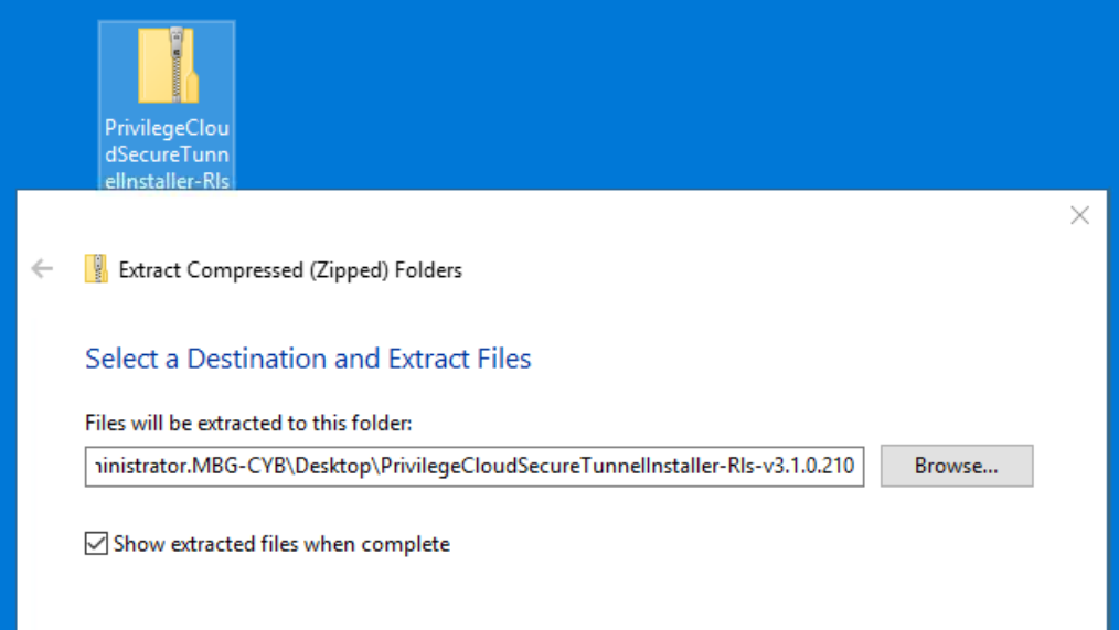How to Install and or upgrade the Secure Tunnel Client on the CyberArk Connector Server