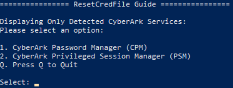 How to reset the CPM, PSM, PSMP, and AAM/Secrets Manager (CP/CCP) users ...
