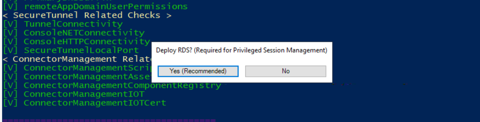 Privilege Cloud - How to run the ConnectorCheckPrerequisites script