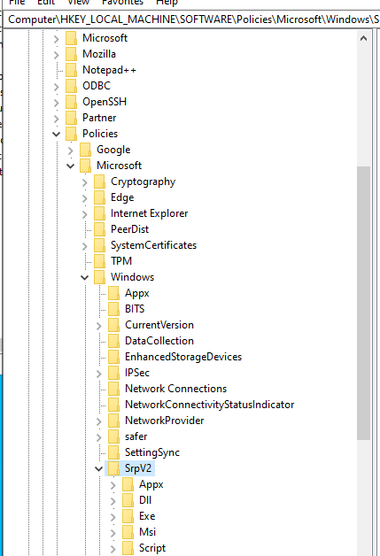 how to cleanup existing applocker rule in psm server