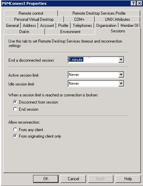 PSM Connection Issue - Logon Failed: You are connected to the remote computer. However, an error ...