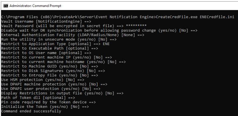 How to Reset Credentials for Event Notification Engine User (ENE)