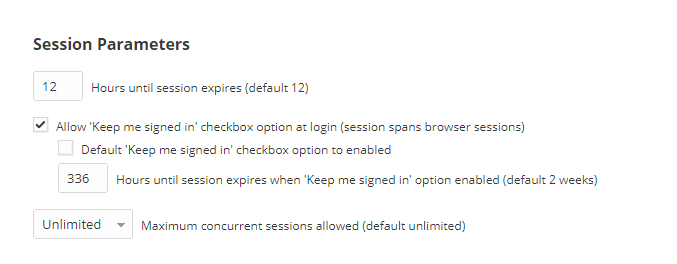 CyberArk Identity: How to configure Session Parameters Settings