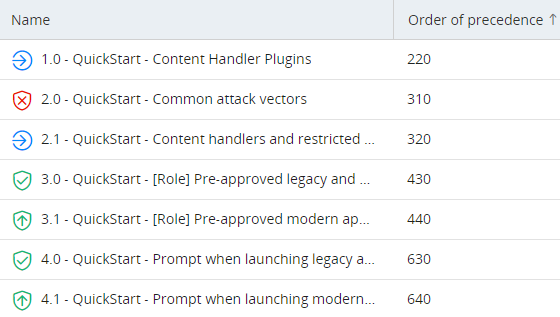EPM Policy Best Practices – Which QuickStart Policy to use for any given application