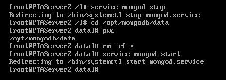 PTA - PTA DR replication status shows STARTUP2